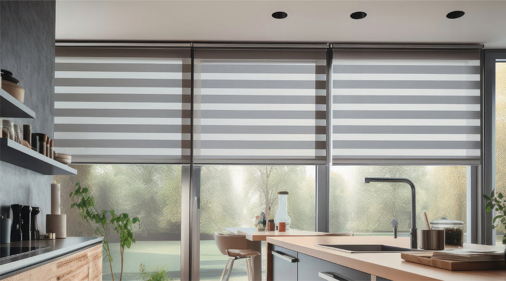 Smart Motorized Zebra Shades - 60% & 100% Blackout – BEASEN