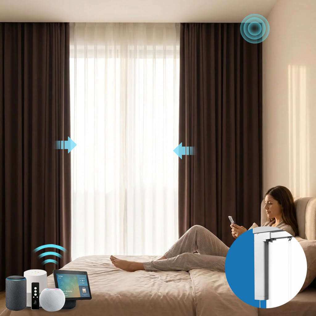 Motorized Drapery Track Kit | Smart Curtain Control by Beasen – BEASEN